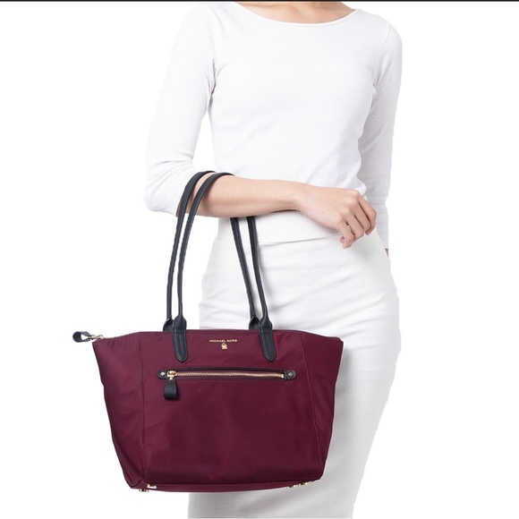 MICHAEL Michael Kors | Bags | Sold Michael Kors Kelsey Medium Nylon Tote | Poshmark